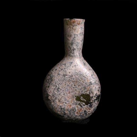 Ancient Roman Glass Pilgrim Bottle With Iridescence Catawiki