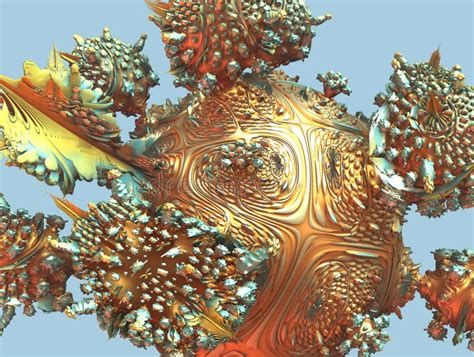 Three Dimensional Fractal Stock Illustration Illustration Of