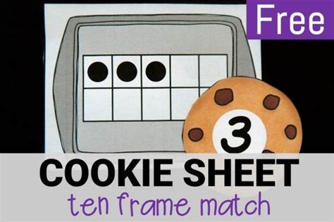 Cookie Ten Frame Matching Game Ten Frame Ten Frames Matching Games