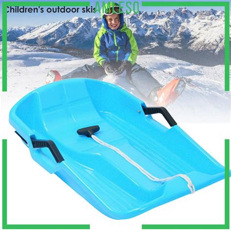 Amlesomy Snow Sledge Toboggan Grass Sand Downhill Sliding Sledge