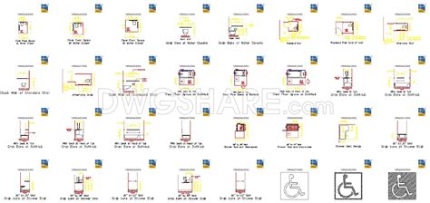 102 Cad Blocks Of Furniture For Disabled People 2 Free Cad Blocks Download Dwg Models For