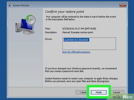 Cara Memulihkan Pengaturan Sistem System Restore Dengan Gambar