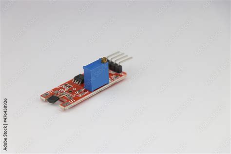 Linear Hall Effect Sensor Module For Arduino And Other Microcontroller Board Projects On White
