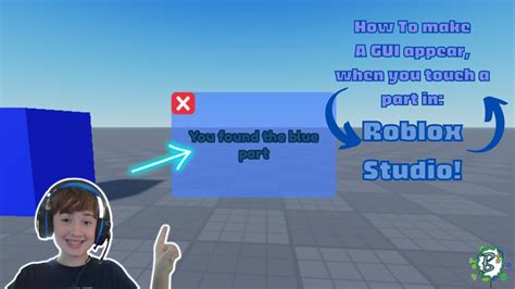 TUTORIAL How To Make A GUI Appear When You Touch A Part In Roblox Studio YouTube