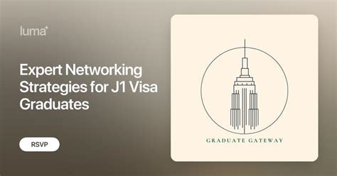 Women With Ambition On Linkedin Expert Networking Strategies For J1 Visa Graduates · Luma
