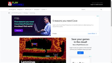 5 Great Websites For Playing Retro Computer Games Online In Browsers