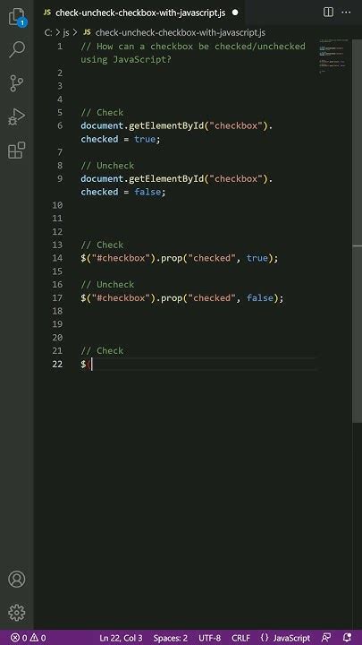 Checkuncheck Checkbox With Javascript Youtube
