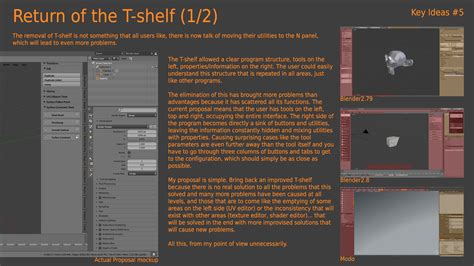Blender User Interface Design 1204 User Feedback Developer Forum