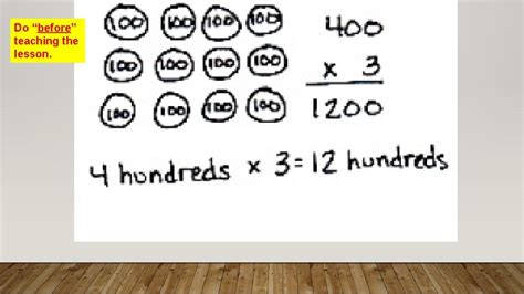 Lesson 4 1 Extended Multiplication Facts Overview Students