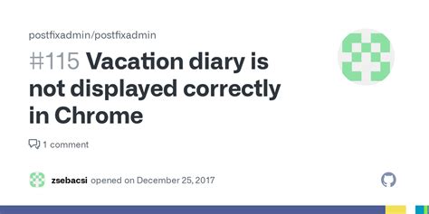 vacation diary is not displayed correctly in chrome · issue 115 · postfixadmin postfixadmin
