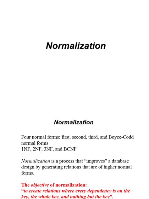 Normalization 15 09 2010 Pdf Applied Mathematics Data