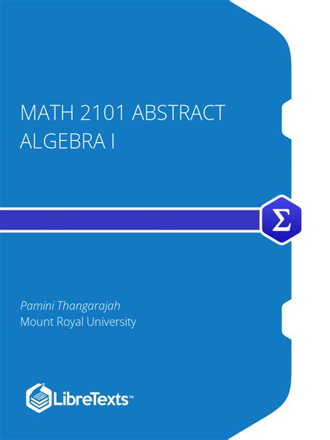 Abstract Algebra Pdf