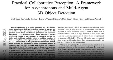 Paper Page Practical Collaborative Perception A Framework For