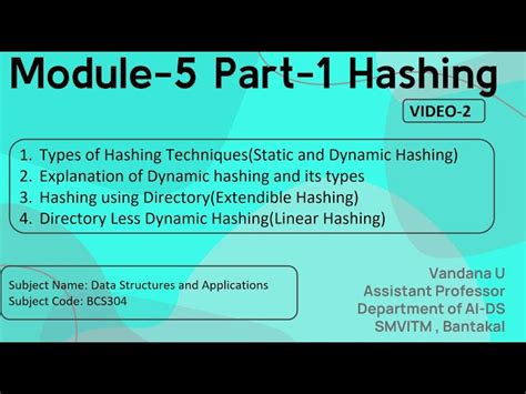Understanding Static And Dynamic Hashing Techniques In Data Structures Galaxyai Galaxyai