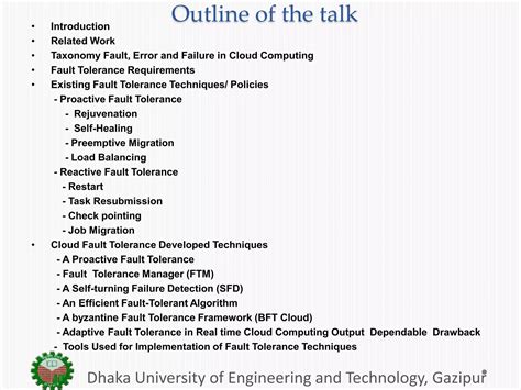 Adaptive Fault Tolerance In Cloud Survey Ppt Cloud Computing Internet