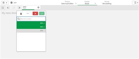 Solved Qlik Sense Sheet Action Selecting Multiple Value Qlik