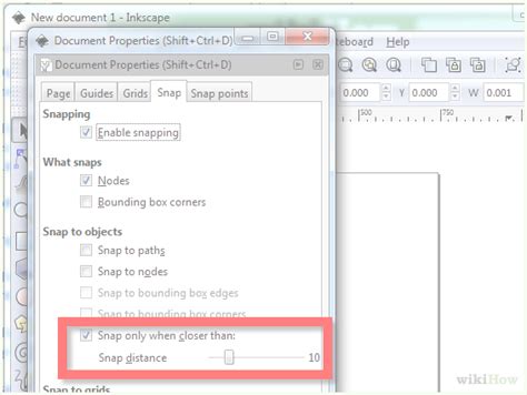How To Use Snapping In Inkscape 5 Steps With Pictures Wikihow