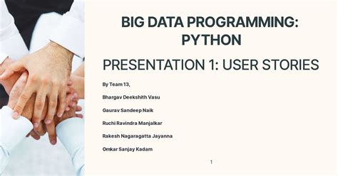 Big Data Programming Python