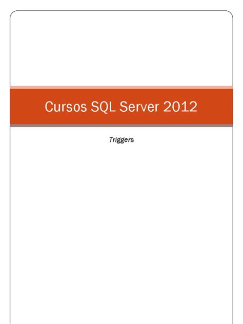 37 Transact Triggers Pdf Servidor Sql De Microsoft Sql