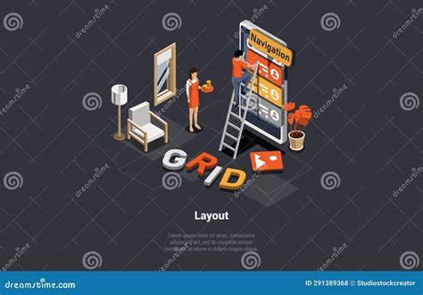 Application For Smartphone And Pc With Analytics Data Man And Woman