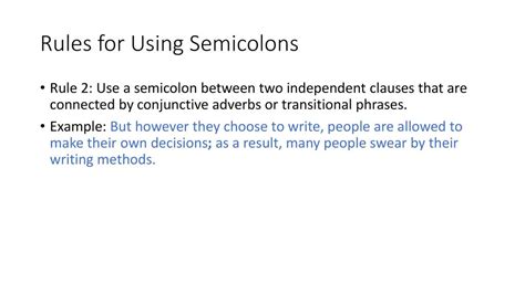 Monday Bell Ringer Semicolons Ppt Download