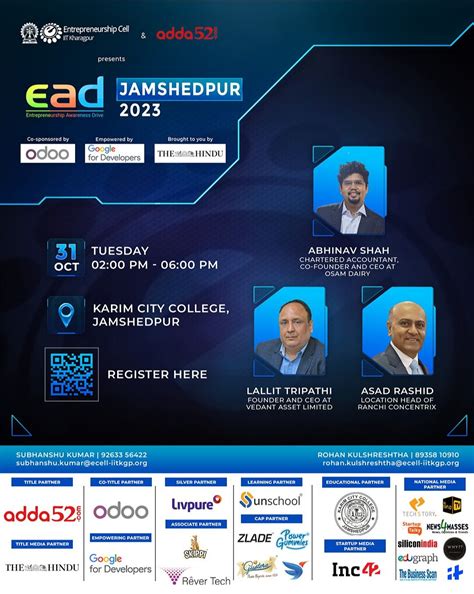 Rohan Kulshreshtha On Linkedin See You At Ead Jamshedpur
