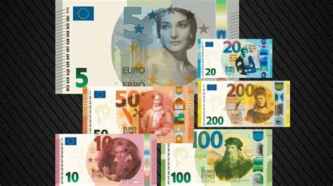 From Da Vinci To Maria Callas The Figures On The New Euro Banknotes