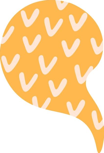 추상적인 그룬지 스피치 버블 모양 프리미엄 벡터