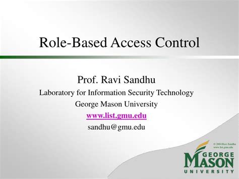 PPT Role Based Access Control PowerPoint Presentation Free Download ID 849106