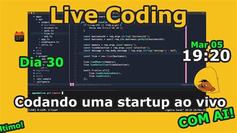 Dia 30 Desenvolvendo Uma Startup Do Zero Full Stack Em Live Coding