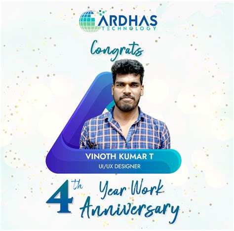 Ardhas Technology On Linkedin Workanniversary Uiuxdesigner