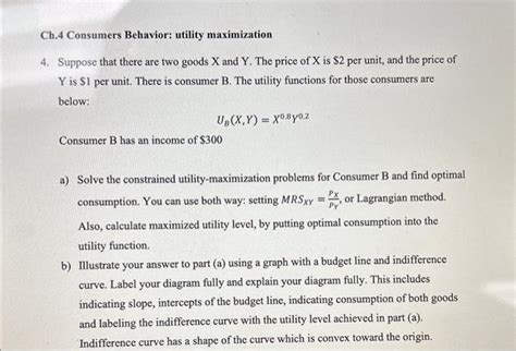 solved ch 4 consumers behavior utility maximization 4