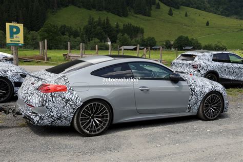 Spy Photos 2027 Mercedes Amg Cle 63 Prototype Shows V8 Muscle Under