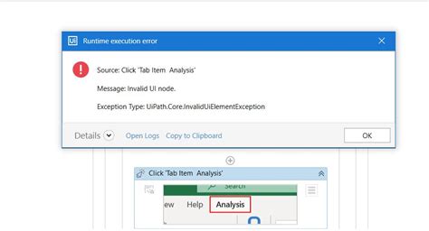 Invalid Ui Node In Excel Activities Uipath Community Forum