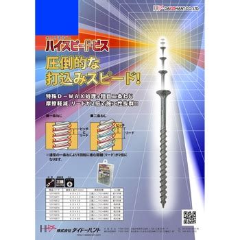 ハイスピードビス ダイドーハント 大同製鋲所 木ねじ 通販モノタロウ