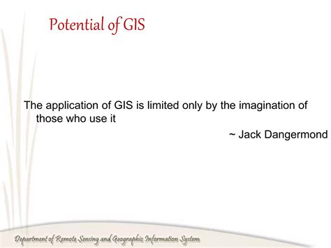 Geographical Information System Gis Pptx