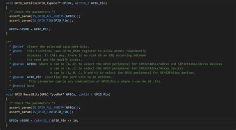 Found Issue In Gpioresetbits And Gpiowritebit Stmicroelectronics Community