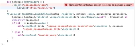How To Pass Origin To Header In Alamofire Swift Ios Stack Overflow