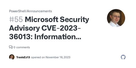Microsoft Security Advisory Cve 2023 36013 Information Disclosure Vulnerability In Powershell