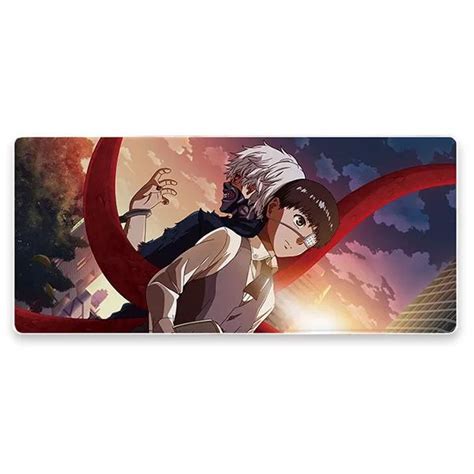 Tokyo Ghoul Kaneki Ken Normal And Ghoul Form Desk Mat 40x90cm Neo Tokyo