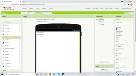 Create a Countdown Timer App MIT App Inventor Clock Timer Component نماشا