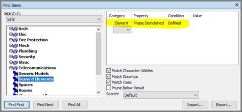 Exporting From Revit 2020 To Navis Phase Filters Dont Transfer