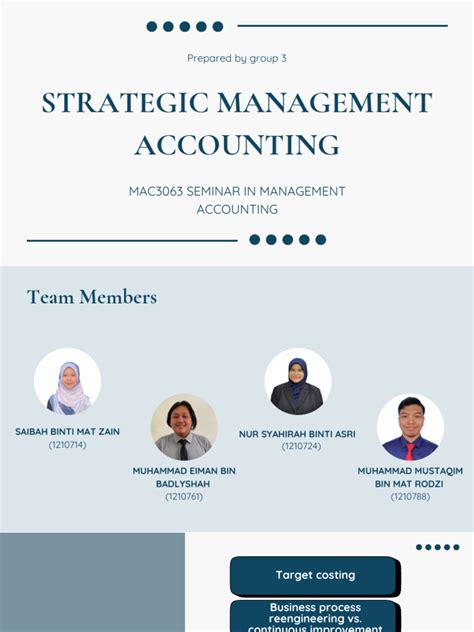 Strategic Management Accounting System Pdf Life Cycle Assessment