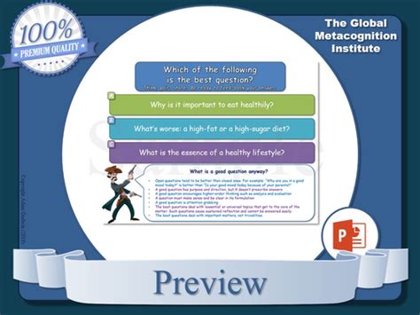 Questioning Skills Training Sessions X5 [metacognition Metacognitive Tool 12 20] Teaching