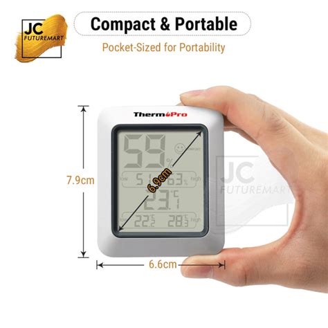Jual Thermometer Hygrometer Humidity Termometer Suhu Ruang Thermopro Tp50 Kode 007 Di Seller
