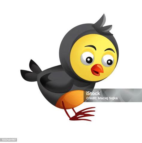 만화 다채로운 새가 날아다니며 재미있는 감정을 느끼며 어린이 예술적 그림 장면을 위한 고립된 삽화를 선보인다 귀여운에 대한 스톡 벡터 아트 및 기타 이미지 Istock