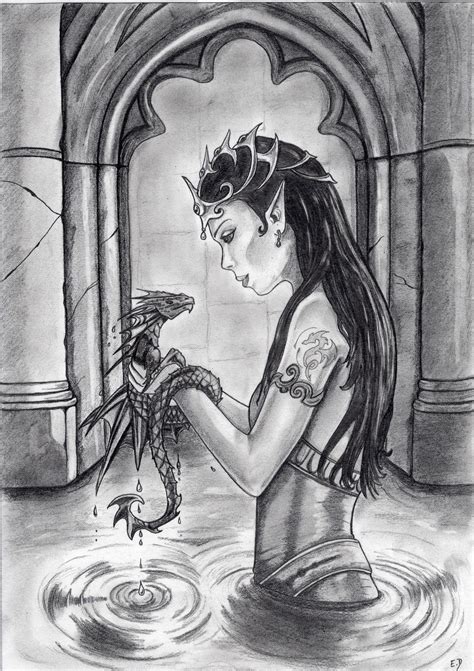 Water Dragon By Emicathe Deviantart Com On DeviantArt Water Dragon Coloring Pictures