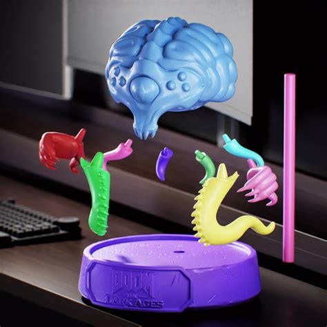 🦸 Caco Demon From Doom The Dark Ages Chibi Design Caco Demon From