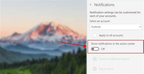 How To Turn Off Outlook Notifications