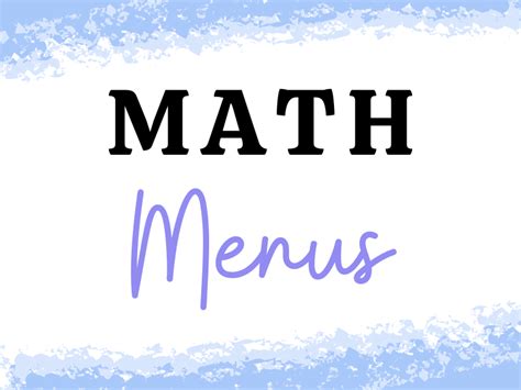Home Math With Ms Matherson